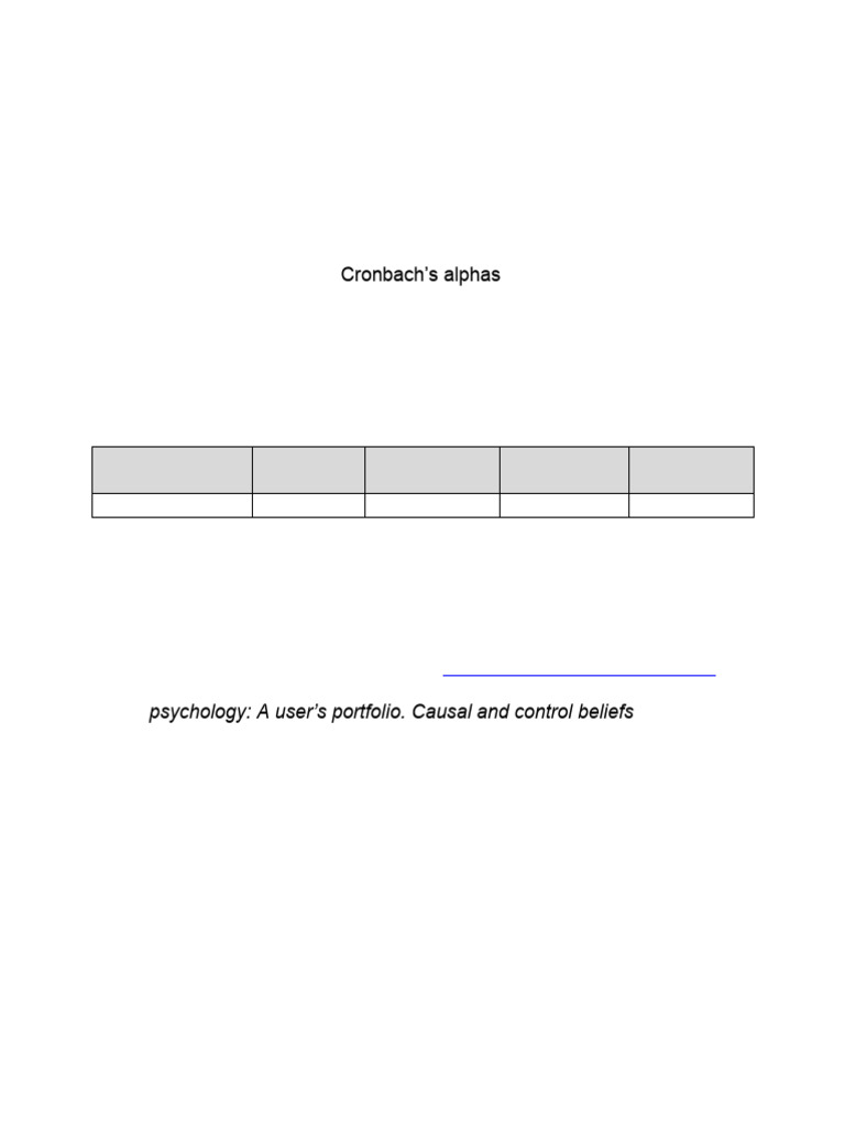 General Self-Efficacy Scale (GSE) | PDF