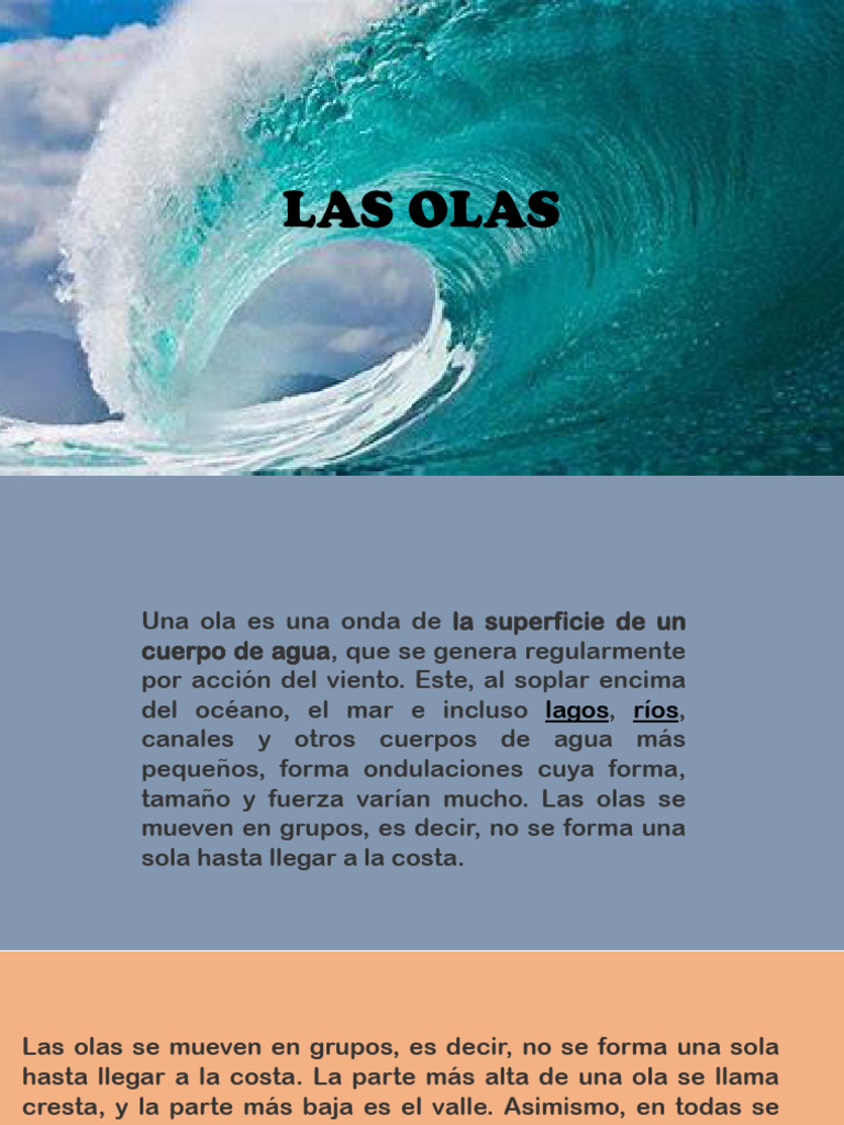 Las Olas | PDF | Marea | Mar
