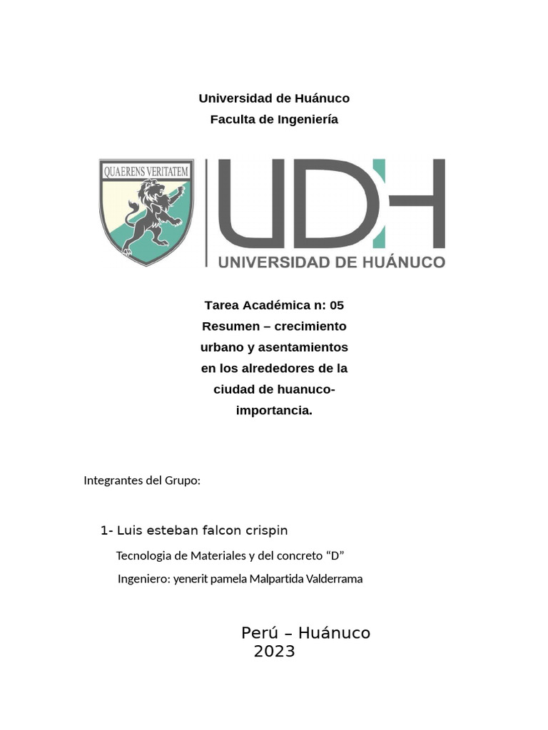 Tecnologia 5 Tarea Falcon | PDF | Tráfico | Lima