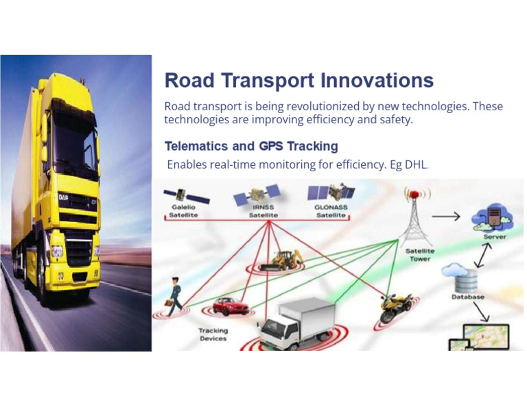 Road Transport Innovations | PDF