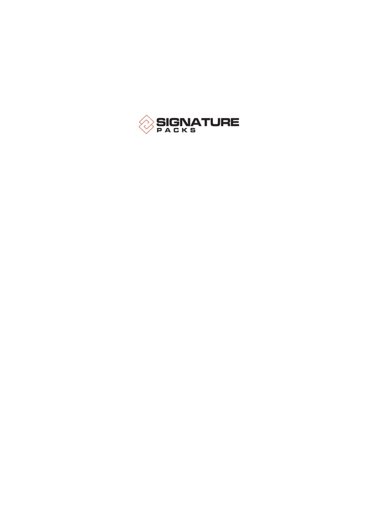 Signature Packs Profile | PDF