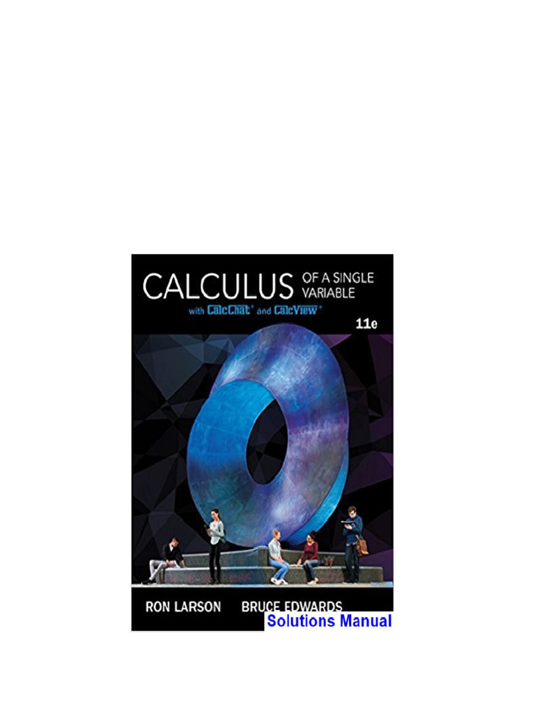 Calculus of A Single Variable 11th Edition Larson Solutions Manual PDF ...