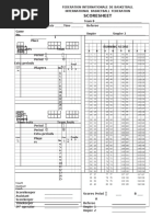 OFficial FIBA Scoresheet | PDF | Sports | Team Sports