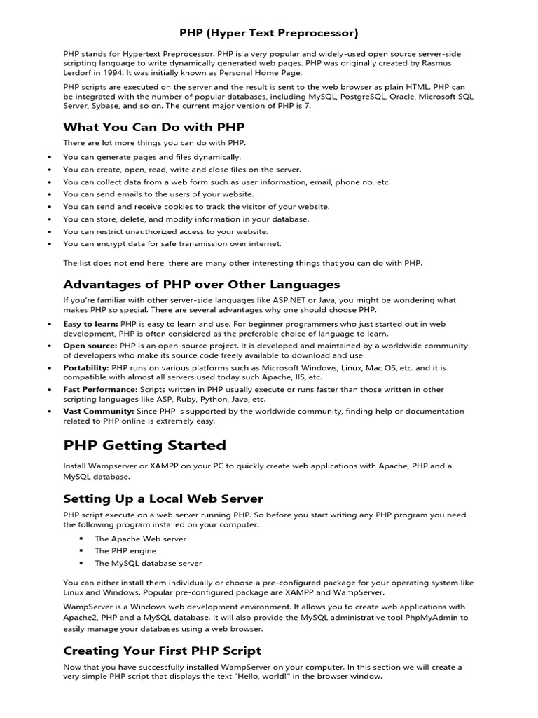 4.-PHP | PDF | Php | Control Flow