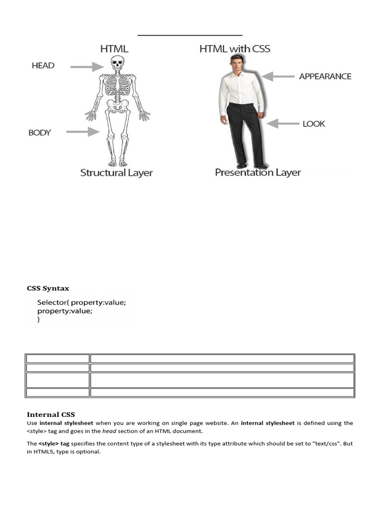 CSS Cascading Style Sheet | PDF | Html Element | Html