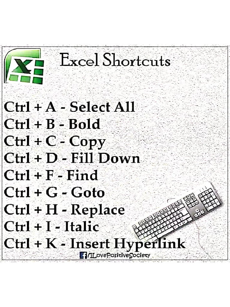 Great Excel Shortcuts and Formula | PDF