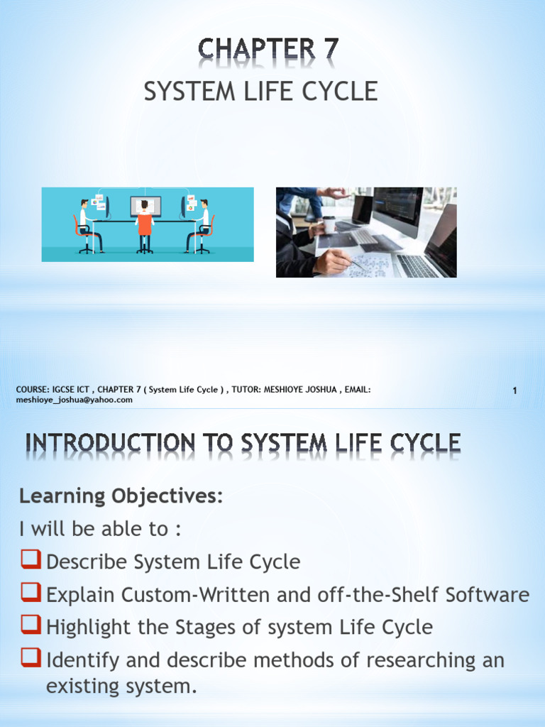 Igcse Ict CHPT 7 System Life Cycle | PDF | Software Development | Computer Program
