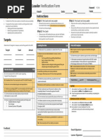 Shift Huddle Blank Template | PDF