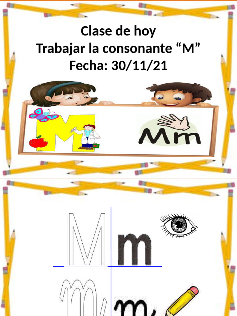 Actividades con la consonante M | PDF