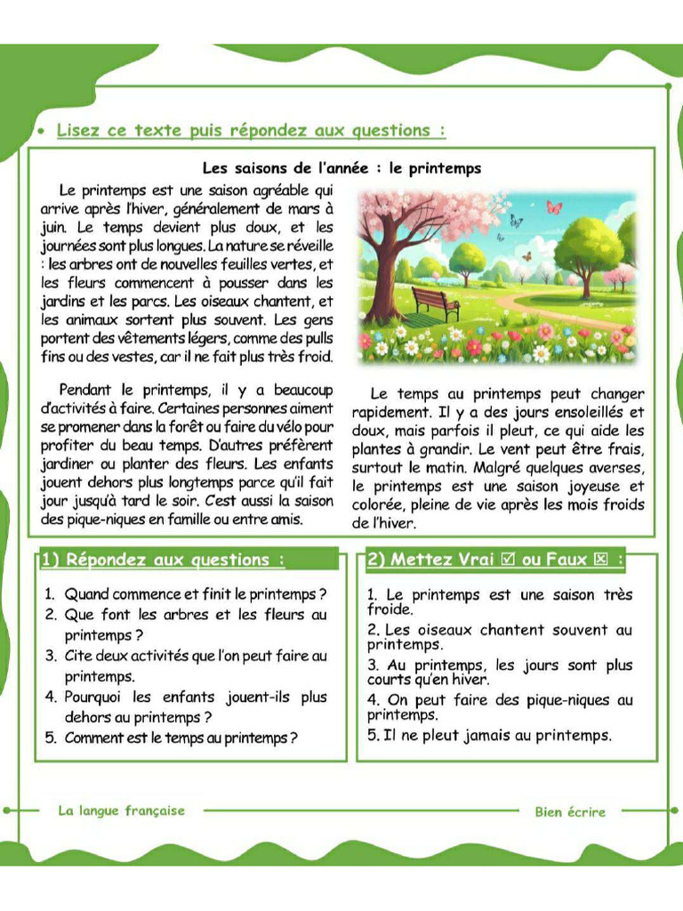 Le Printemps | PDF
