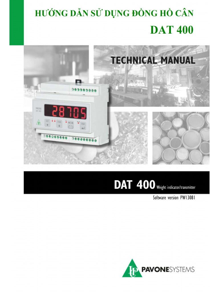 Huong Dan Su Dung Do Ho Can DAT 400 Tieng Viet | PDF