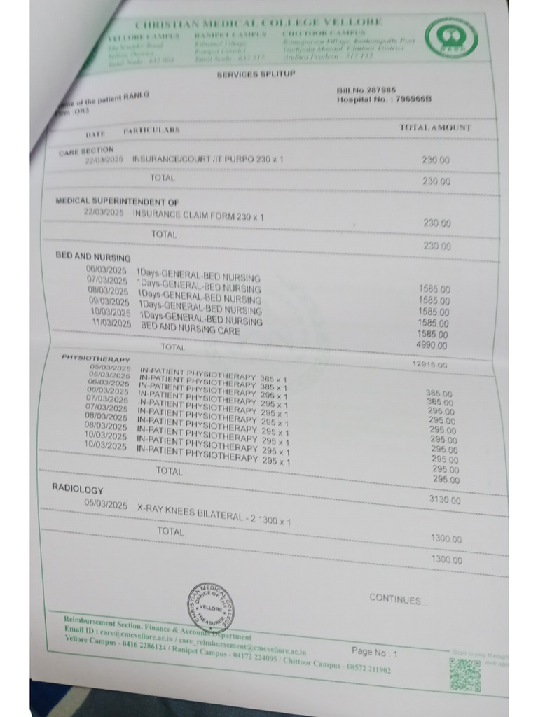 Date Wise Physiotheraphy | PDF