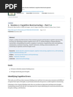 TalkPlus Cognitive Restructuring | PDF | Thought | Emotions
