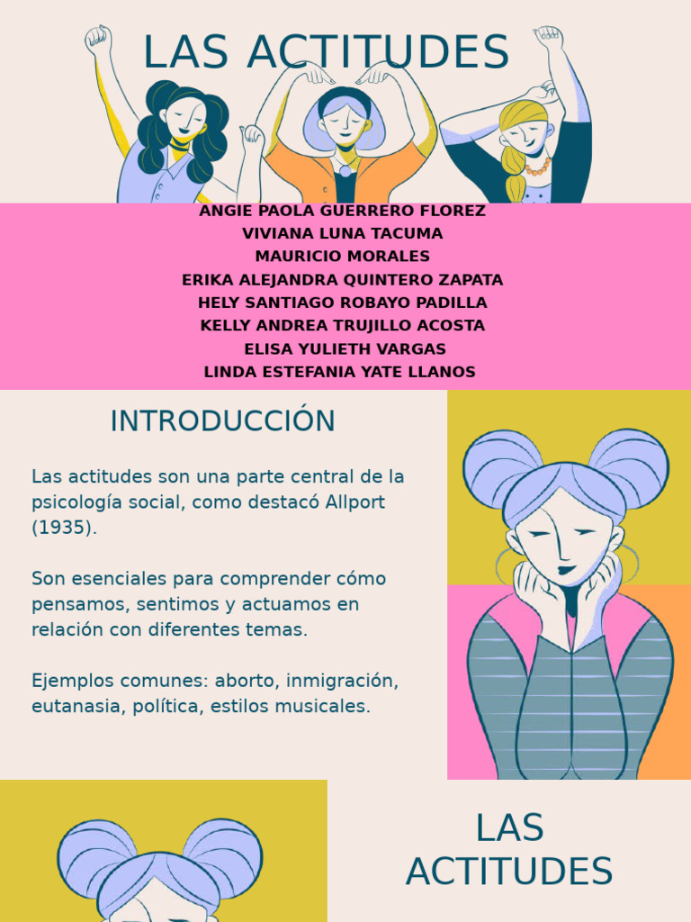 Comprendiendo las Actitudes y su Impacto | PDF | Actitud (psicología ...
