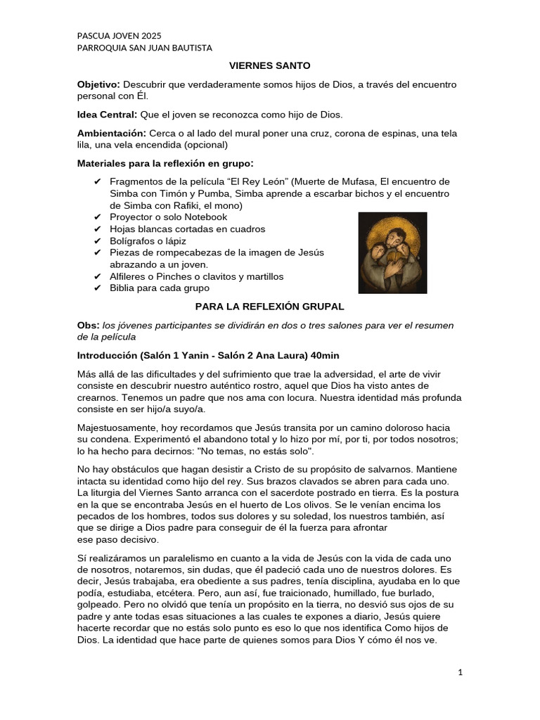 Viernes Santo | PDF | Jesús | Barrabás