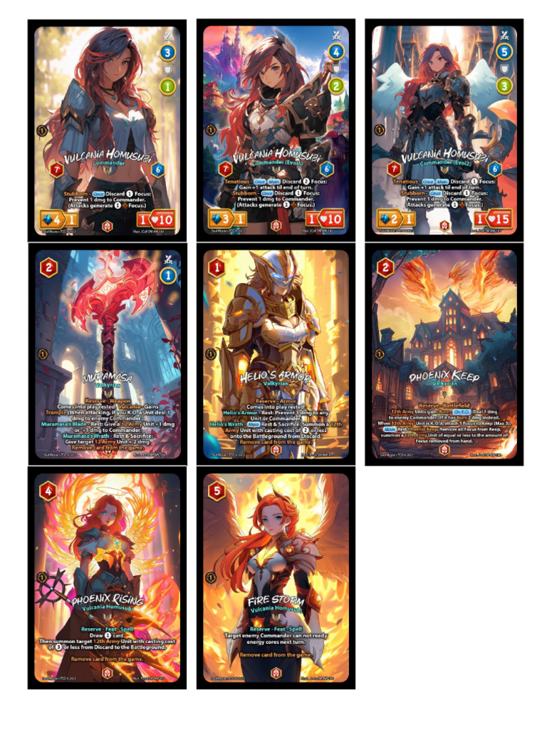 Vulcania Homusubi Test Cards_v3_4 | PDF