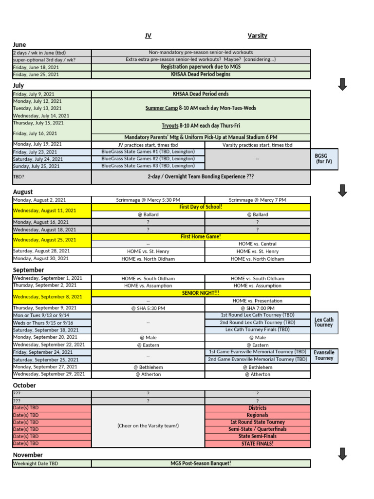 MGS 2021 Schedule - As of 2021-05-10 | PDF