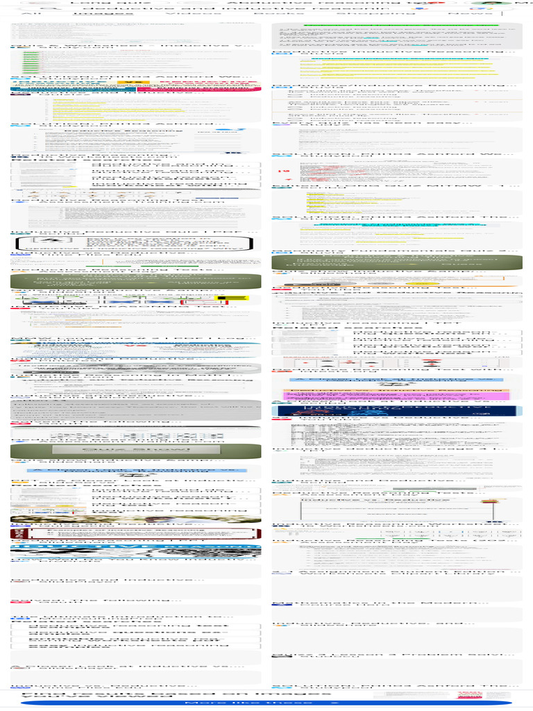 Deductive and Inductive Reasoning Quiz - Google Search | PDF ...