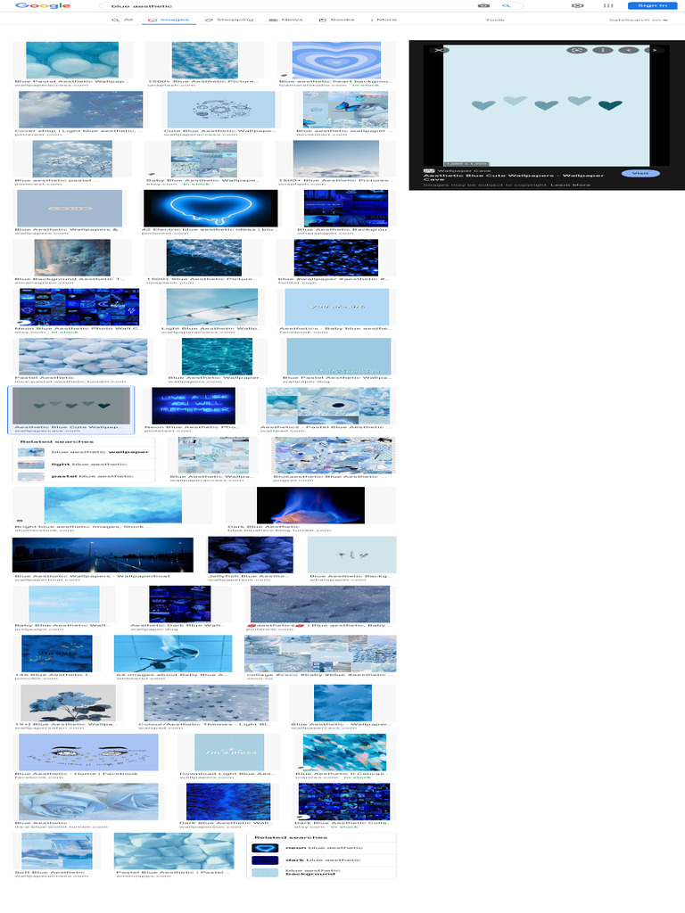 Blue Aesthetic - Google Search | PDF