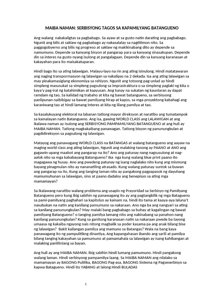 Maiba Naman | PDF