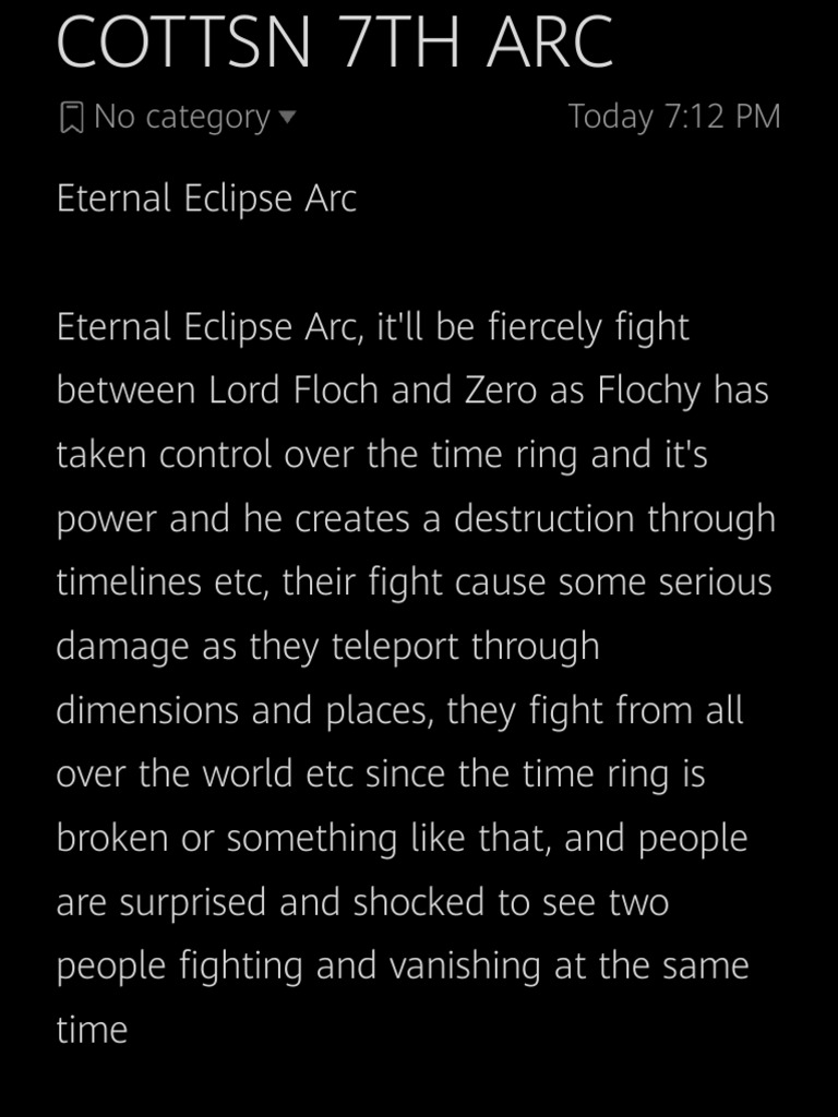 Epic Battle in Eternal Eclipse Arc | PDF