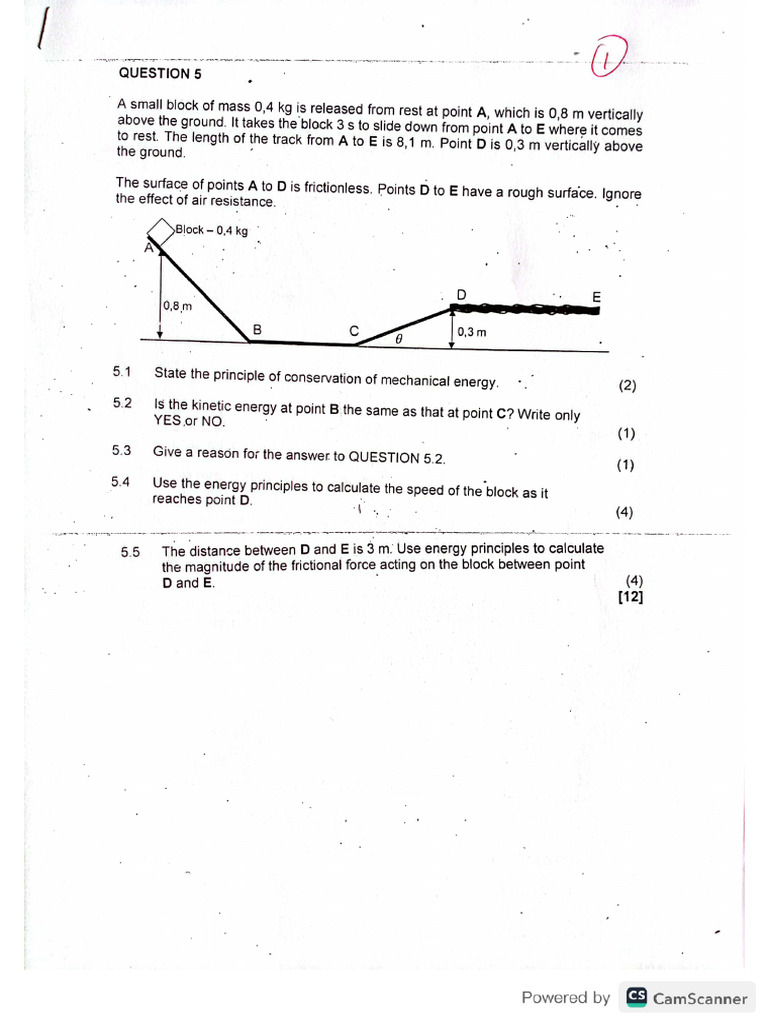 Work Energy and Power Revision | PDF