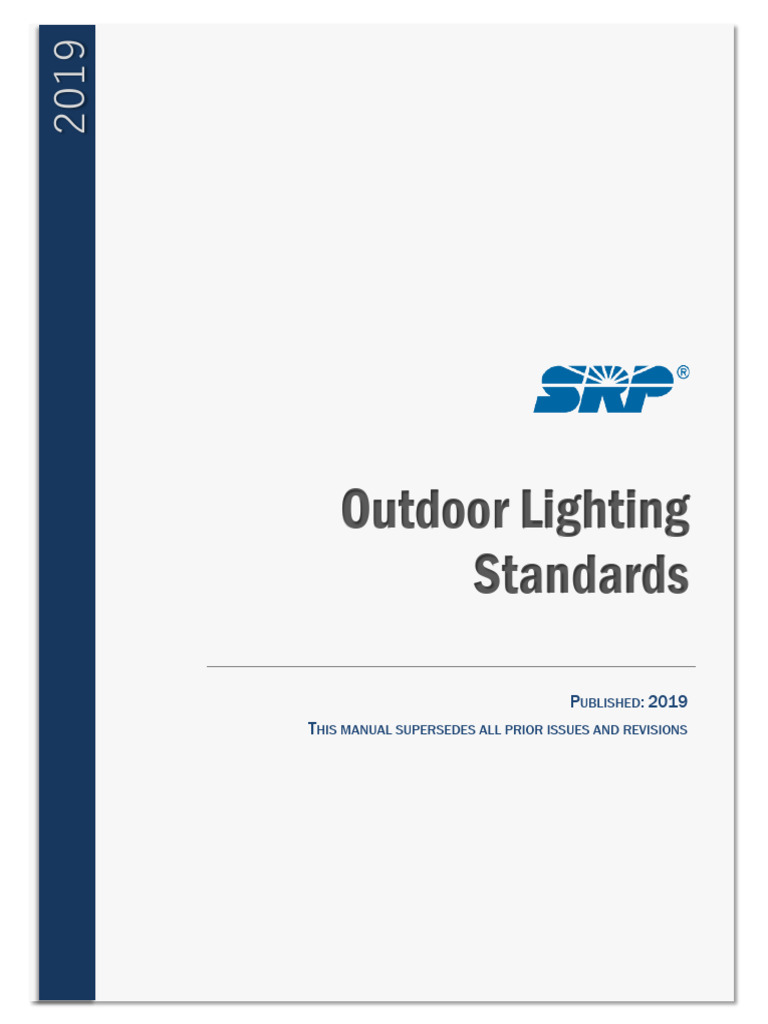 Outdoor Lighting Standards Manual 2019 | PDF | Lighting | Transformer
