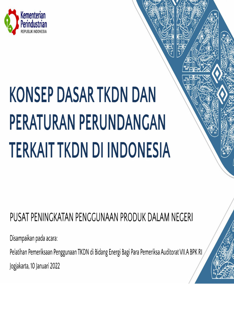 Konsep Dasar TKDN | PDF
