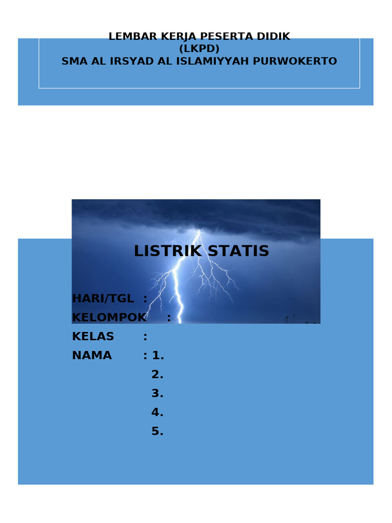 Eksperimen Interaksi Muatan Listrik | PDF