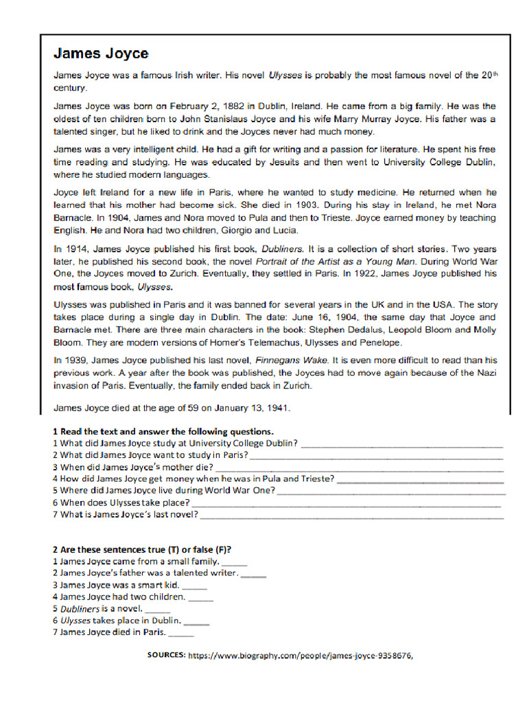 james joyce | PDF