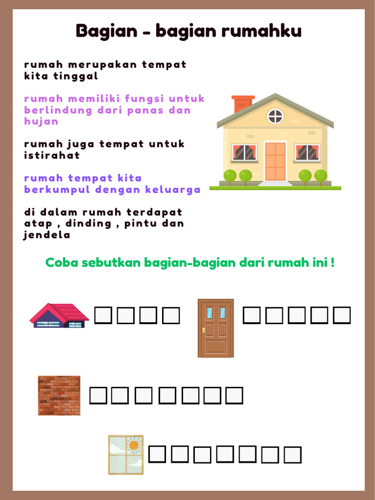 Bagian - Bagian Rumahku | PDF
