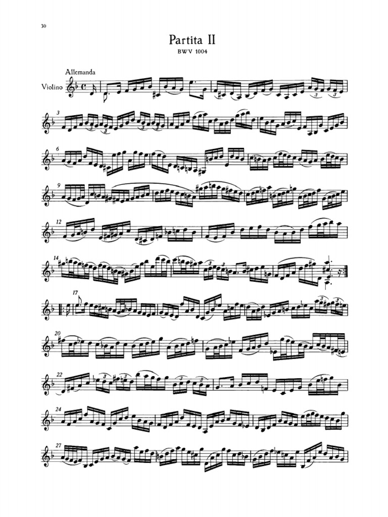 Bah Partita II (Giga) | PDF