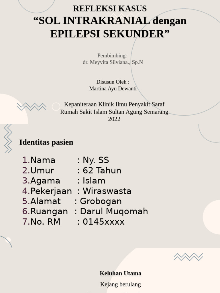 REFKAS - SOL Dan Epilepsi (Autosaved) Revisi | PDF