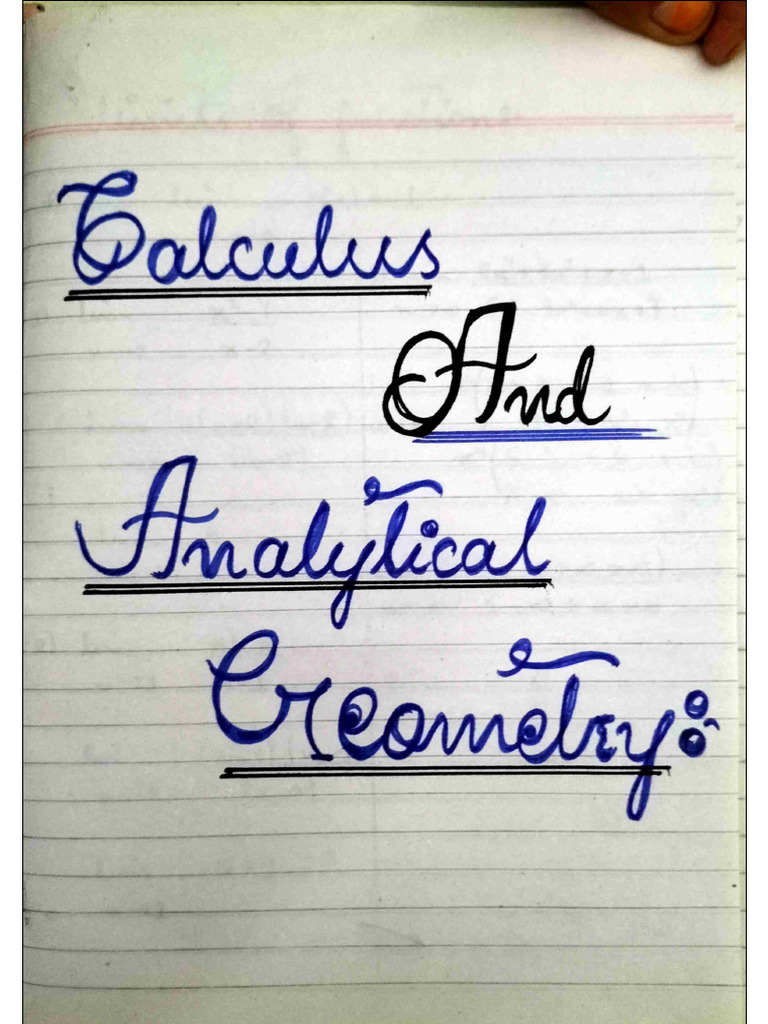 Calculus Notes by Mudasir Kartio | PDF