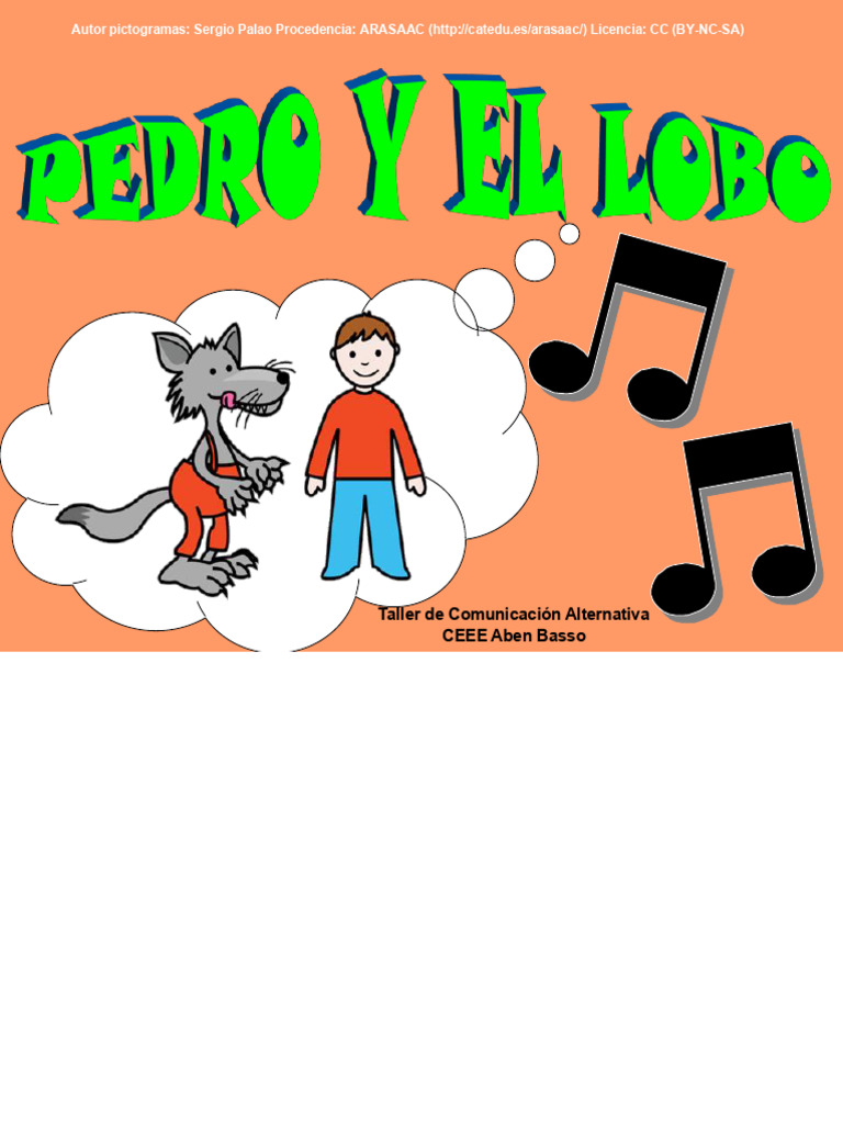 Actividades sobre "Pedro y el Lobo" | PDF
