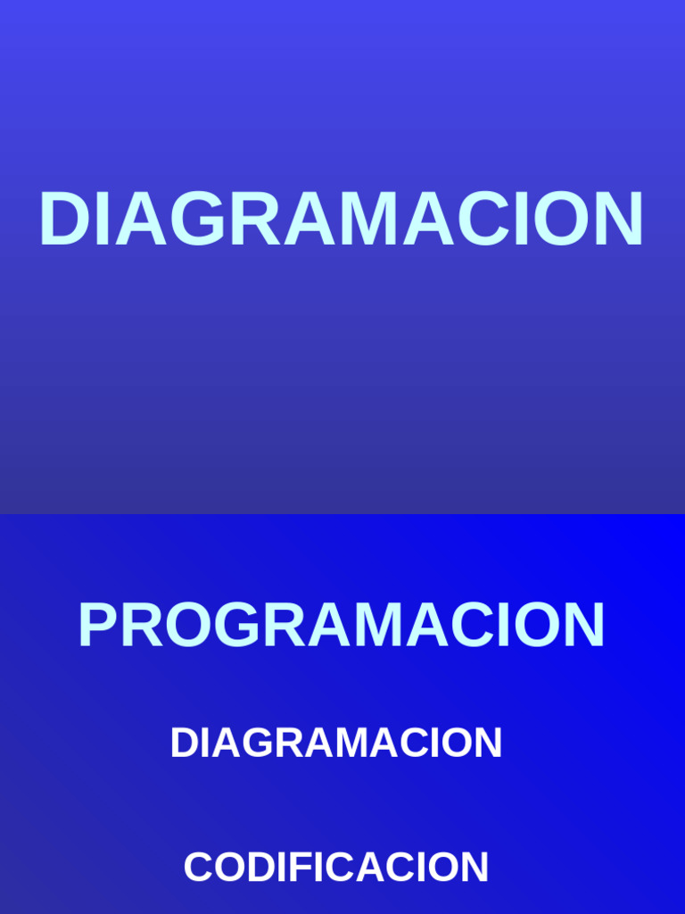 DIAGRAMACION | PDF | Variable (informática) | Algoritmos
