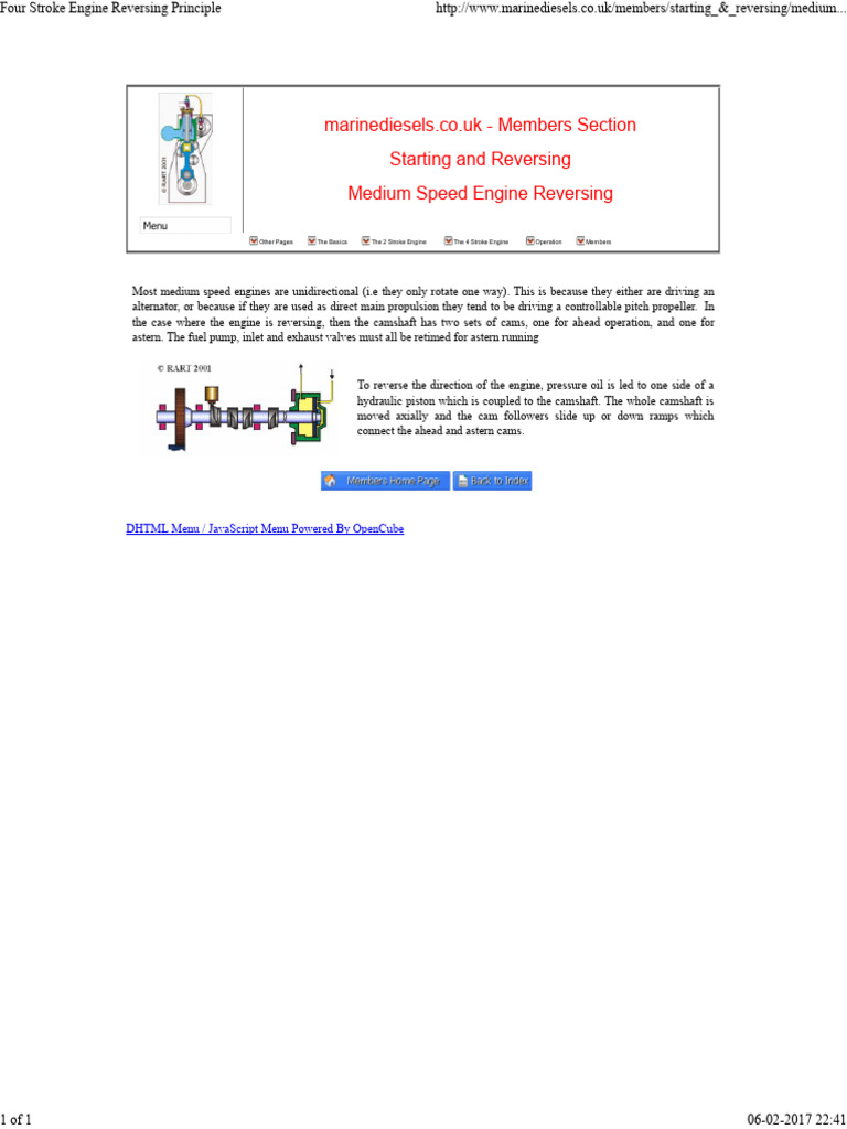 4 Stroke Reverse | PDF