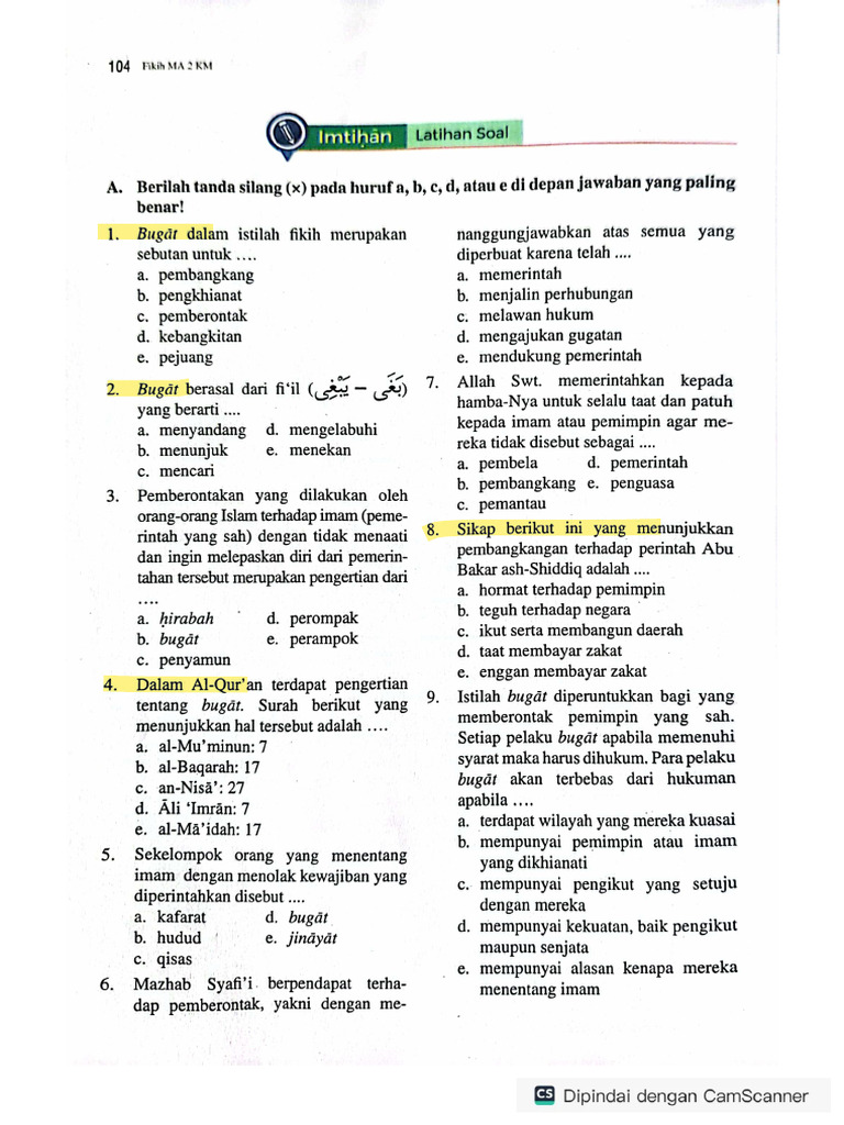 LATIHAN BAB 3 | PDF