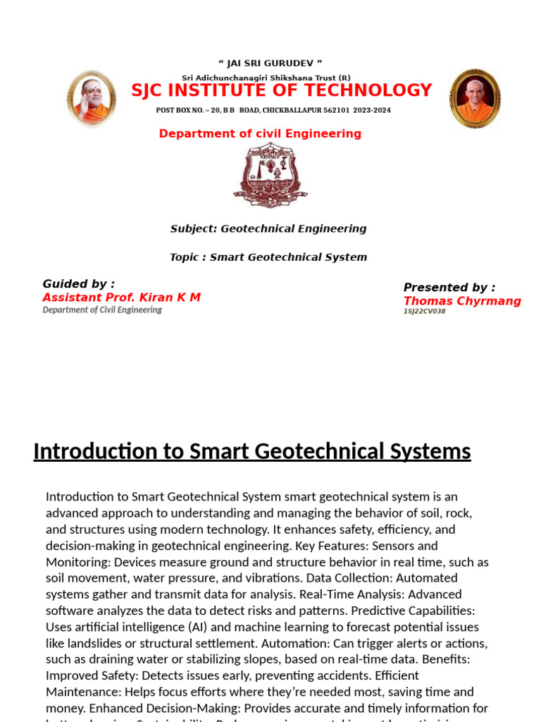 Geotechnical Engineering | PDF | Internet Of Things | Artificial ...