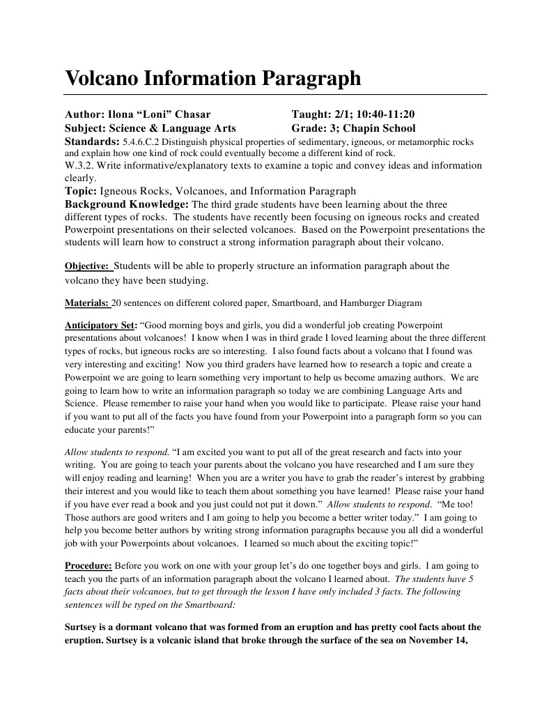 Volcano Info para - ALLRef | PDF | Types Of Volcanic Eruptions | Rock ...