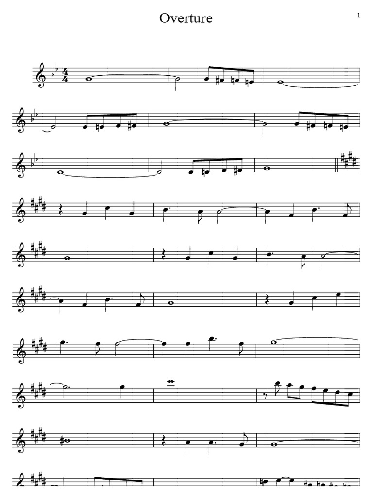 Overture | PDF