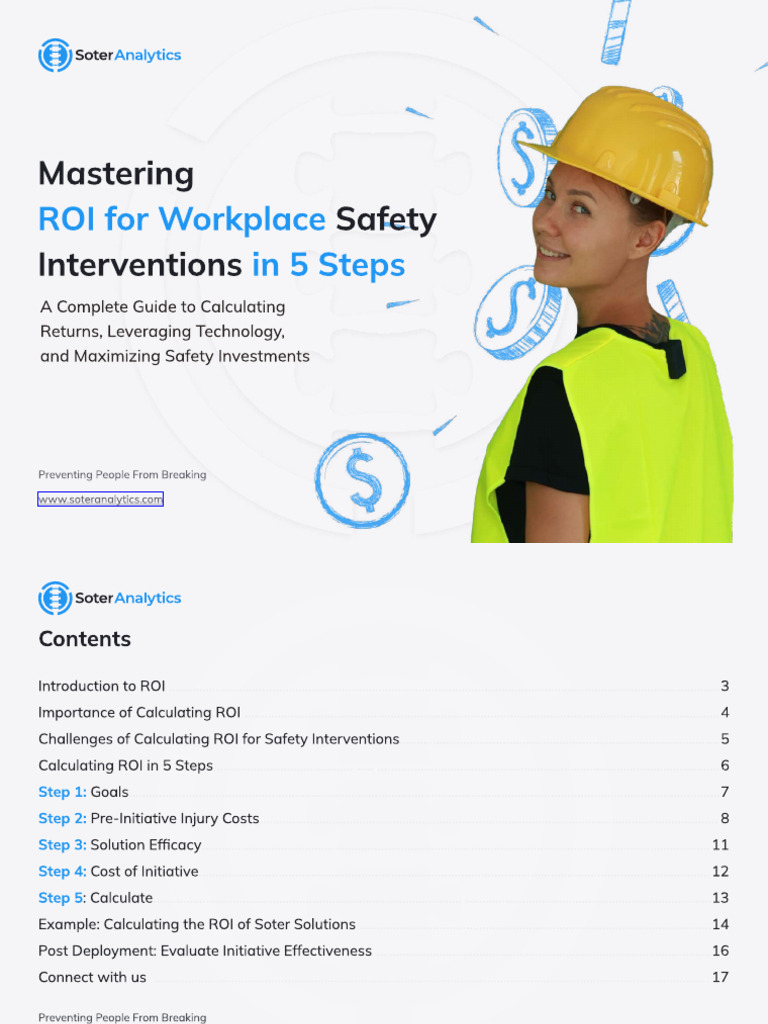 Mastering Roi For Workplace Safety Interventions in 5 Steps | PDF ...