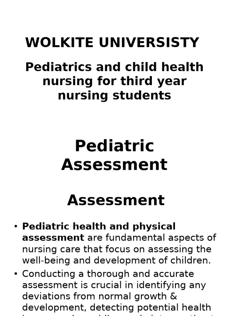 2 pediatric assessment | PDF | Neurology | Caregiver