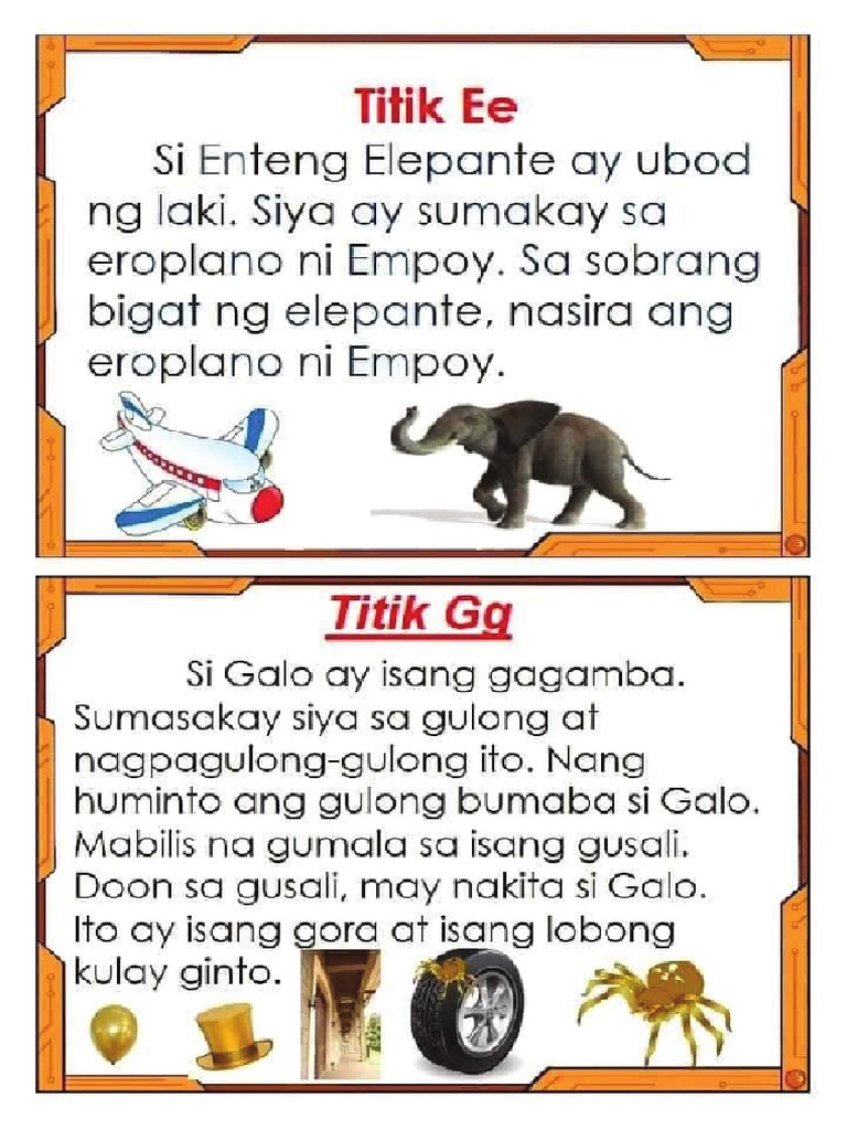 Grade 1 Babasahin | PDF