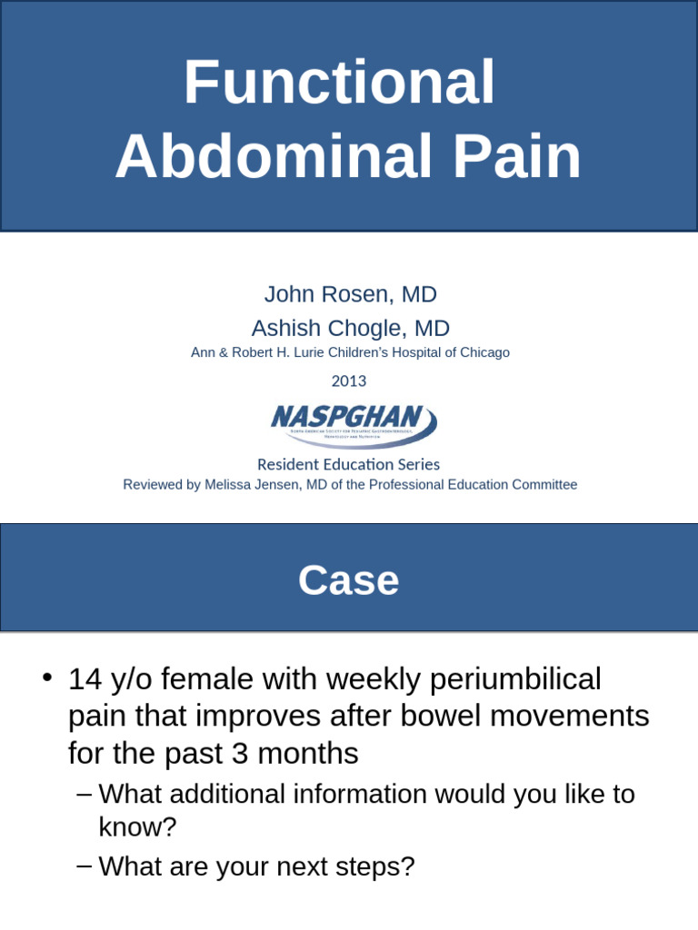 Abdominal Pain Slide Set Resident Teaching Slide Set Abdominal Pain ...