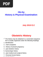 Obstetrics History Taking | PDF | Pregnancy | Childbirth