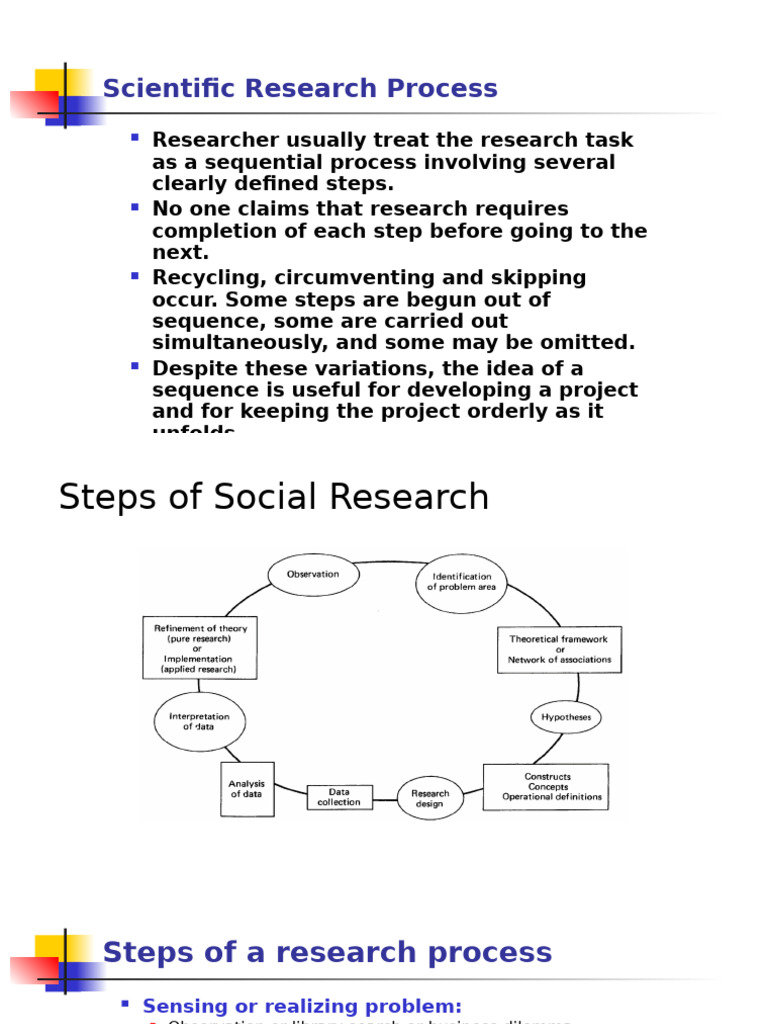 Scientific Research Process | PDF | Scientific Method | Hypothesis
