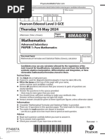 AQA Formulae Booklet | PDF | Mathematics