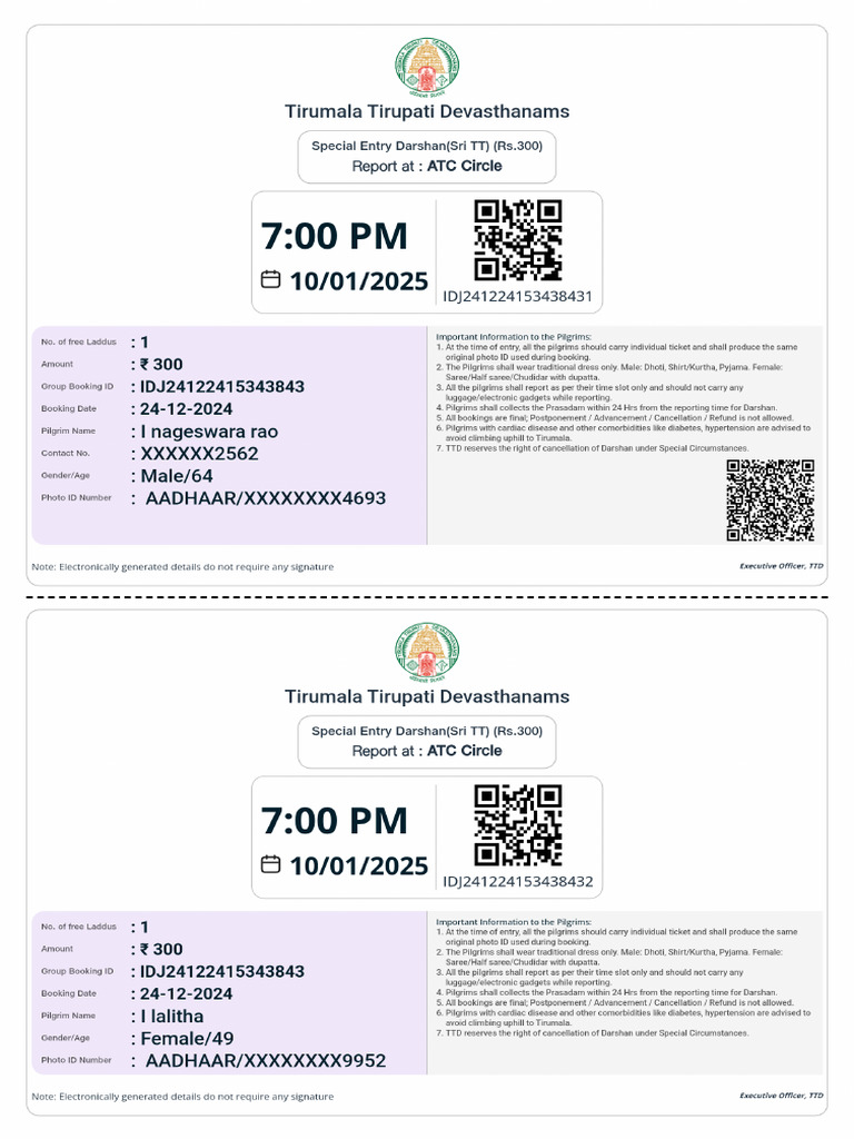 Nageswara Rao TTD | PDF