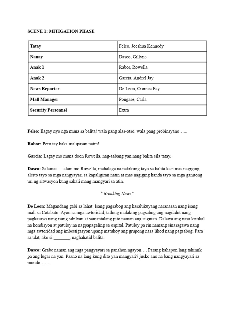 Revised Script DN | PDF